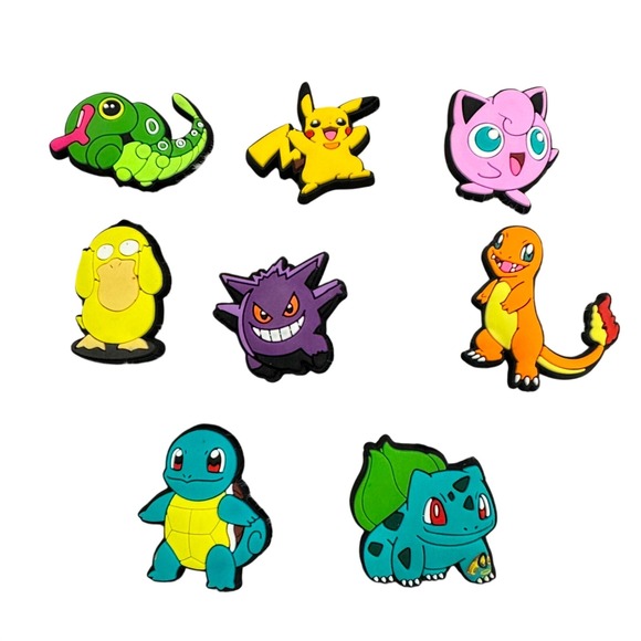 Accessories | Pokemon Shoe Charms Set Crocs Jibbitz Style Pikachu ...